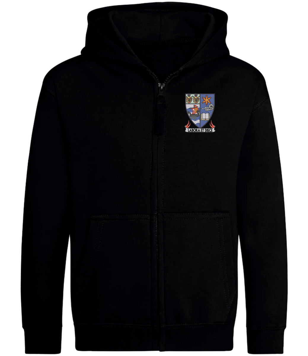 Largs Academy Black Zipper – Logoduk