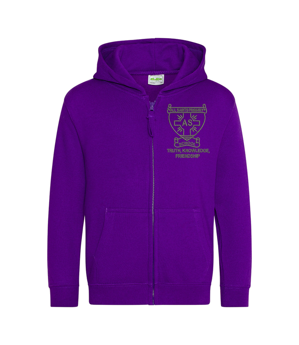 All Saints Purple Zippy Staff Uniform – Logoduk