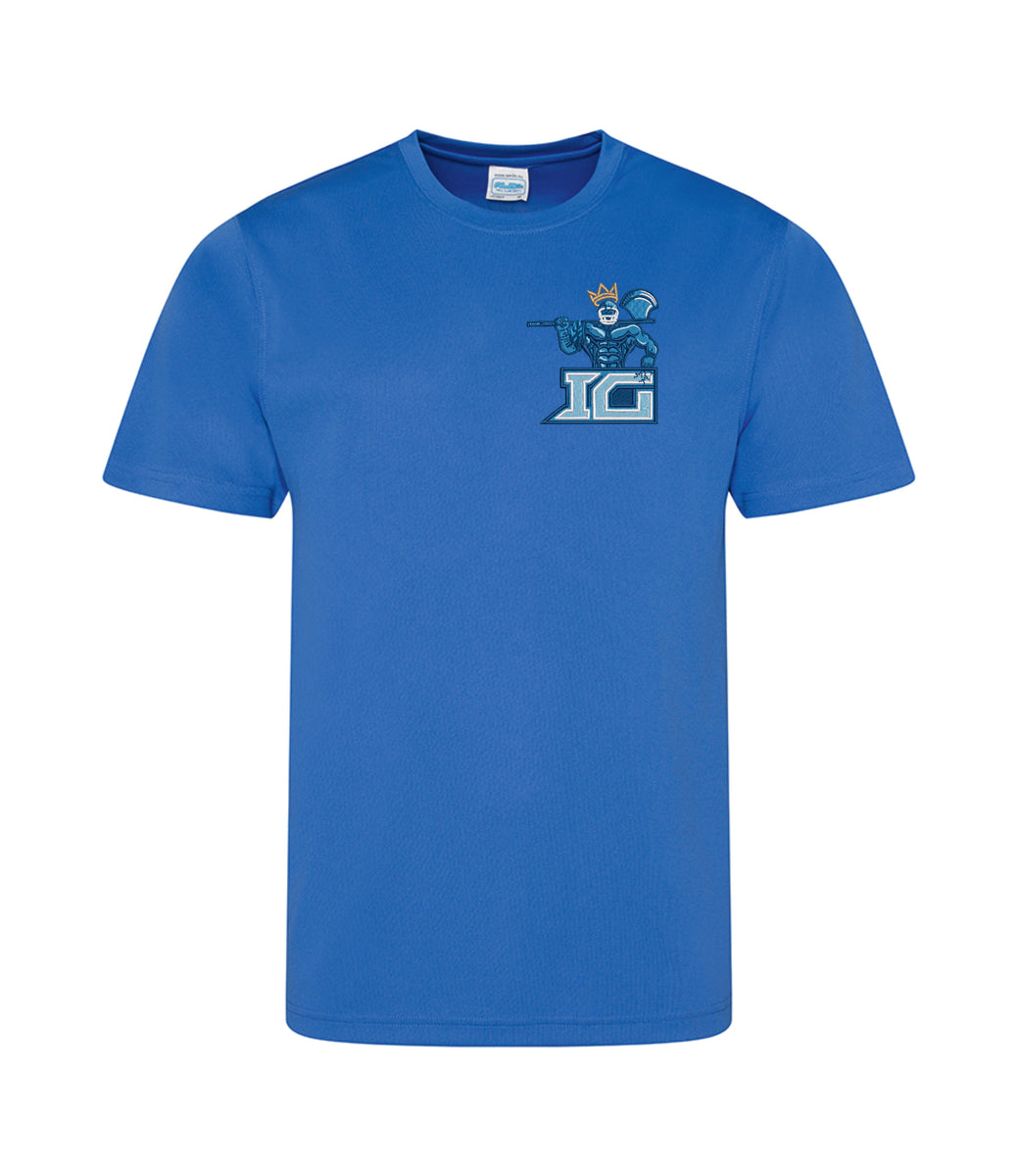Inverclyde Goliaths Royal Blue Cool T-Shirt (Champs) – Logoduk